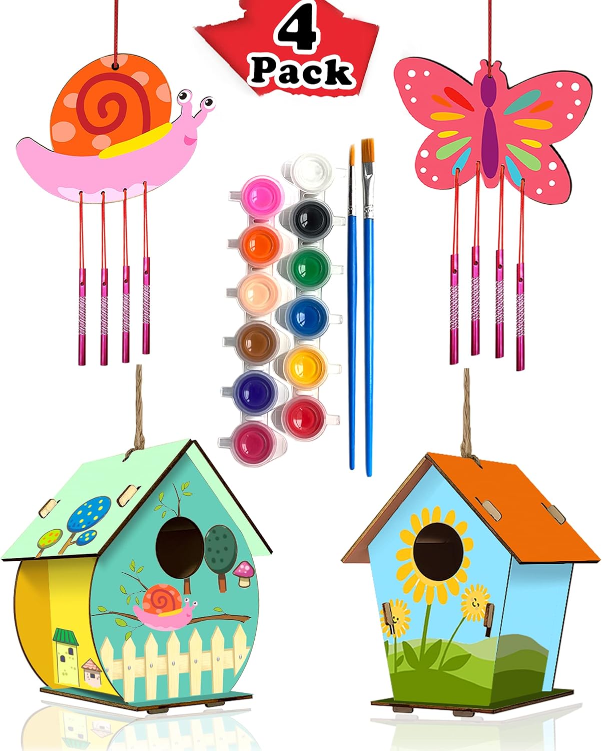Amazon 4 Pack DIY Bird House Wind Chime Kits For Children To Build amazon-4-pack-diy-bird-house-wind-chime-kits-for-children-to-build