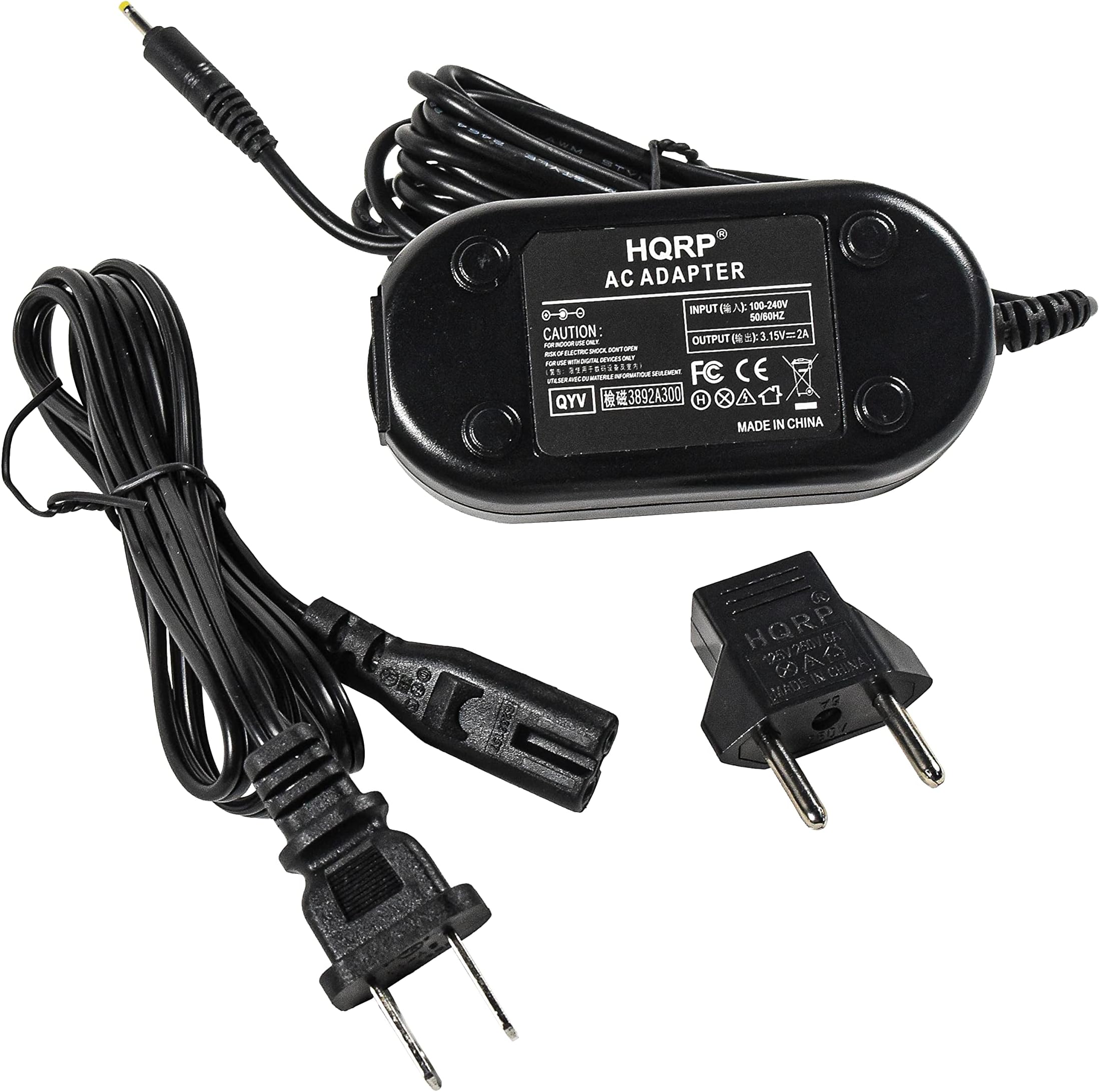 Amazon.com: HQRP AC Power Adapter Compatible with Canon PowerShot A490 ...