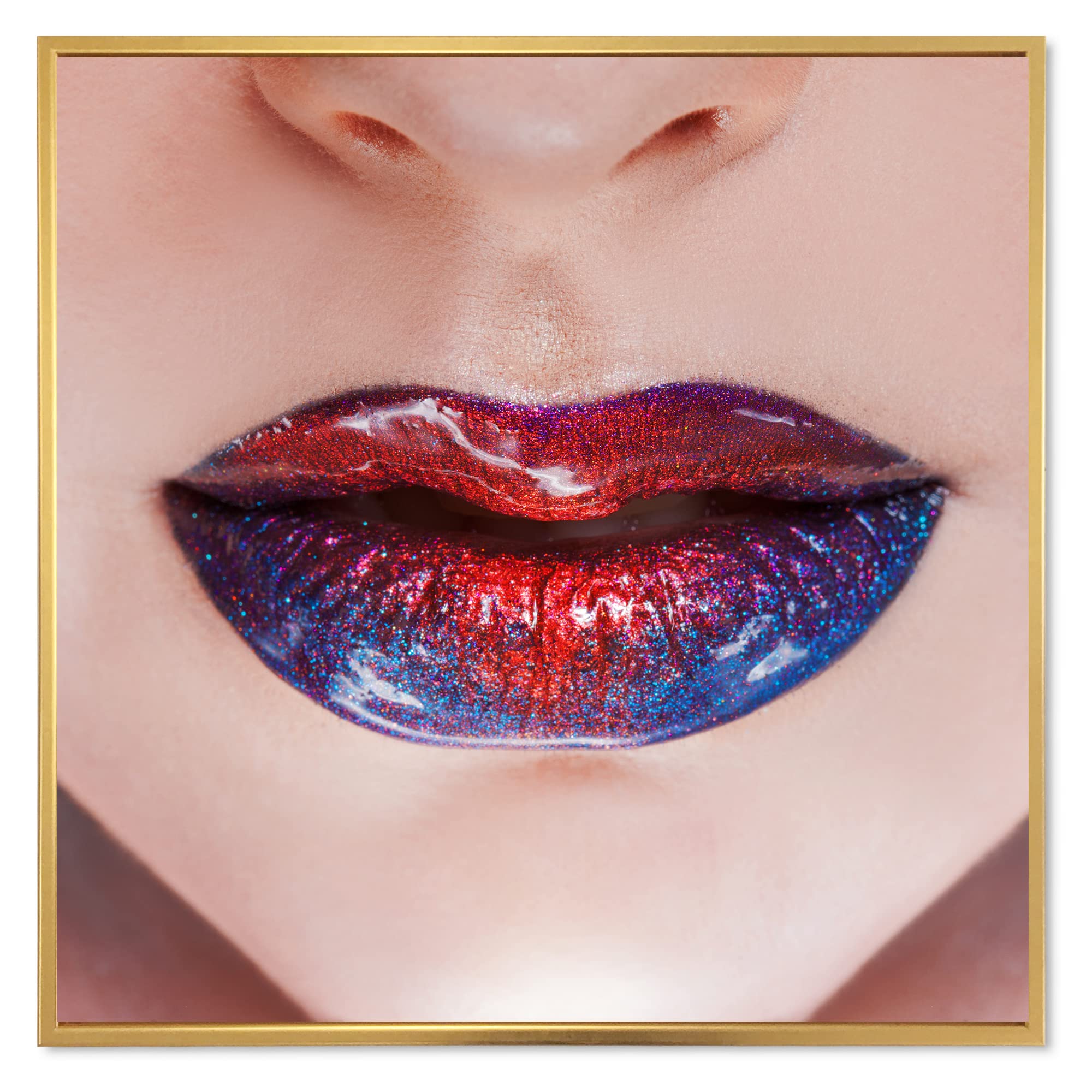 Blue Ombre Lips