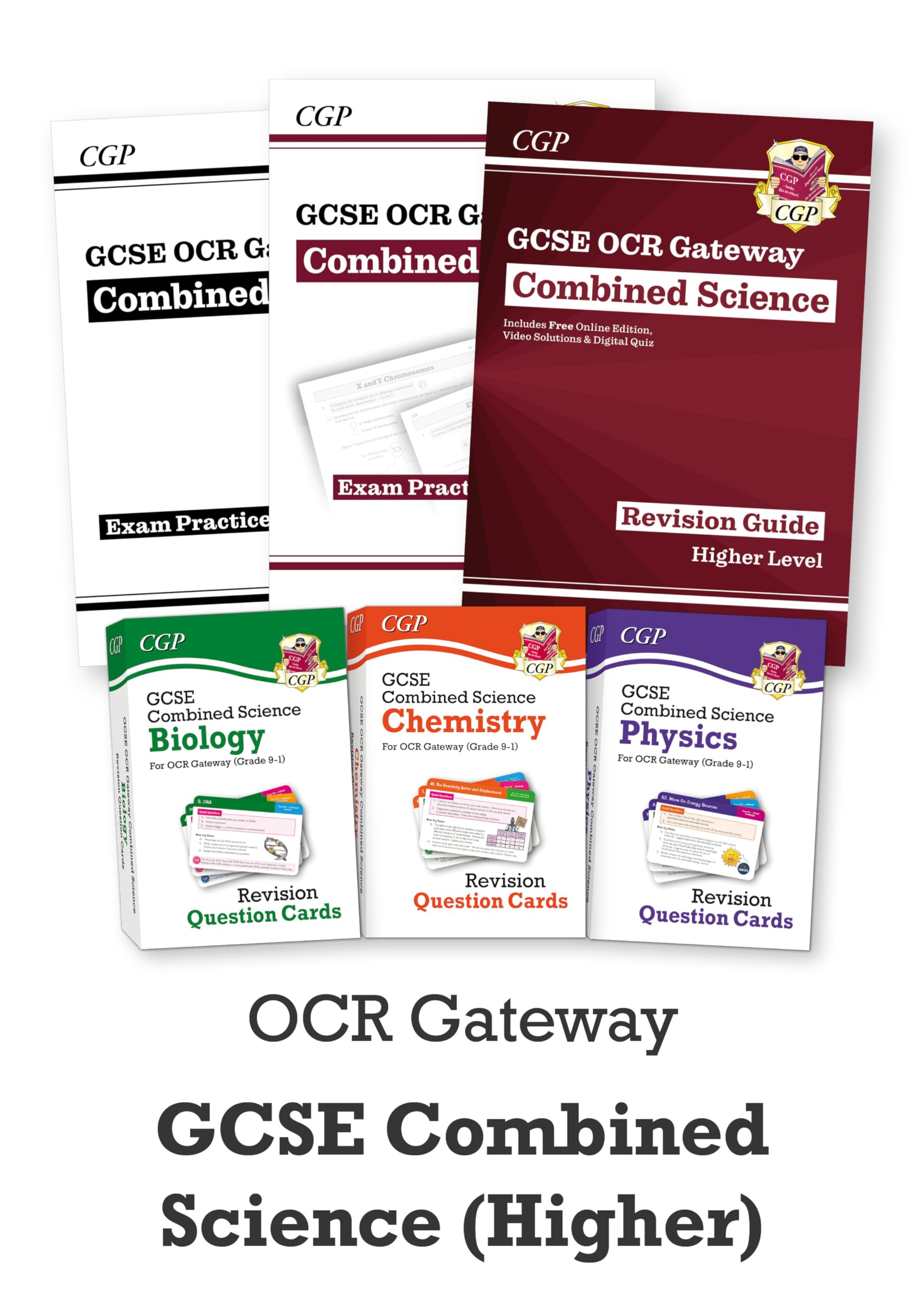 Gcse Combined Science Ocr Gateway Revision Bundle Higher Cgp Books Uk Books