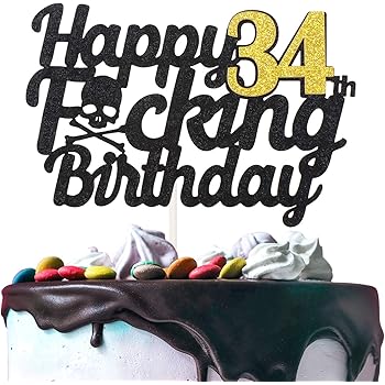 Amazon.com: 34 years blessed cake topper for 34 years loved,anniversary ...