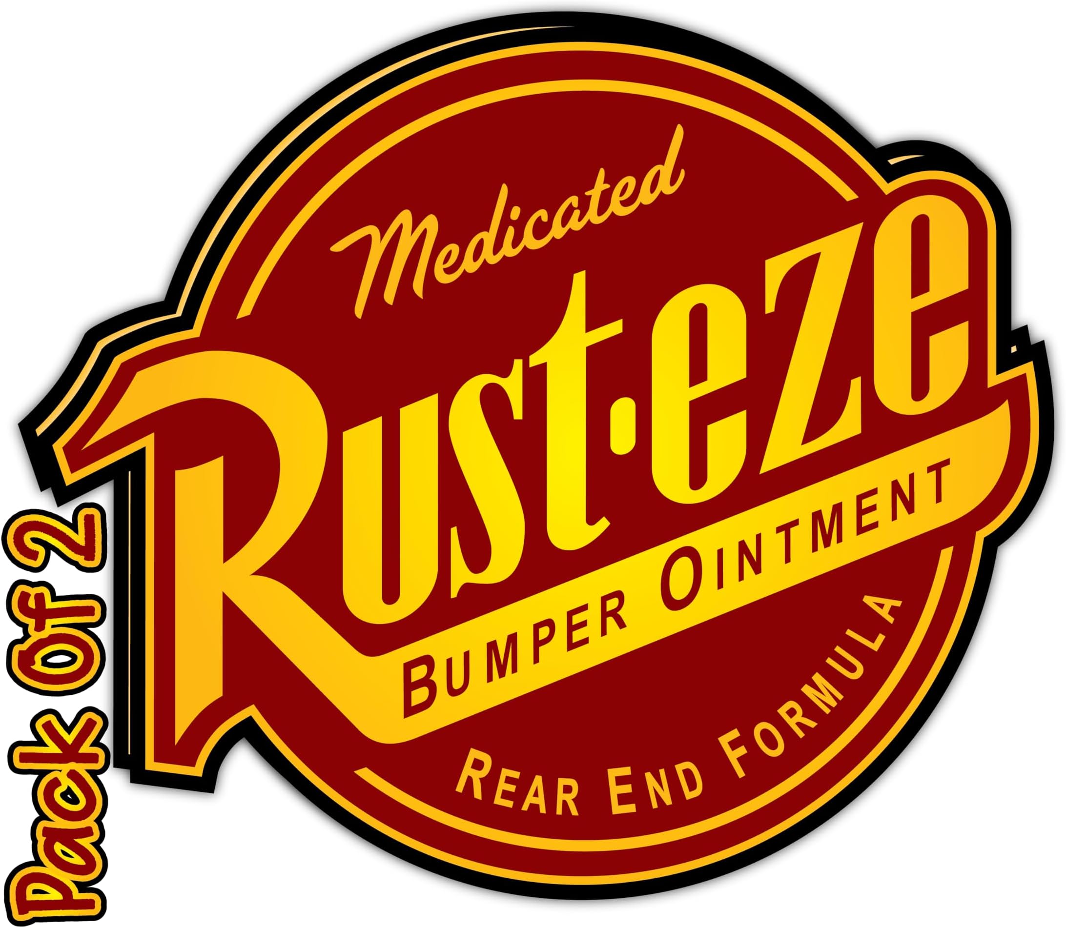 Amazon.com - SHOP A THING – Rust-Eze Sticker - Vinyl Rust-Eze Decal for ...