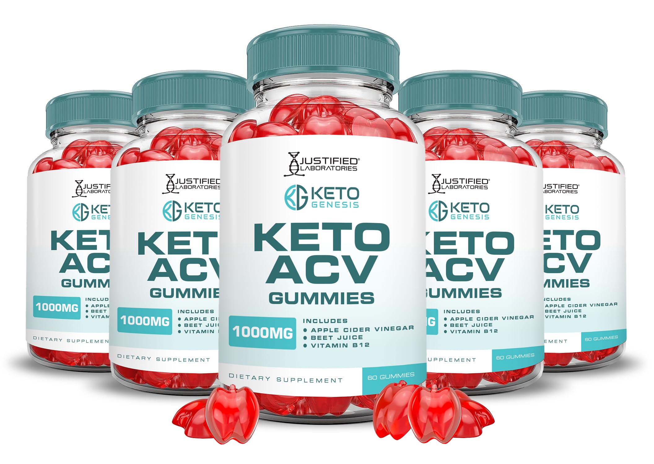 Amazon.com: (5 Pack) Keto Genesis Keto ACV Gummies Advanced Formula ...