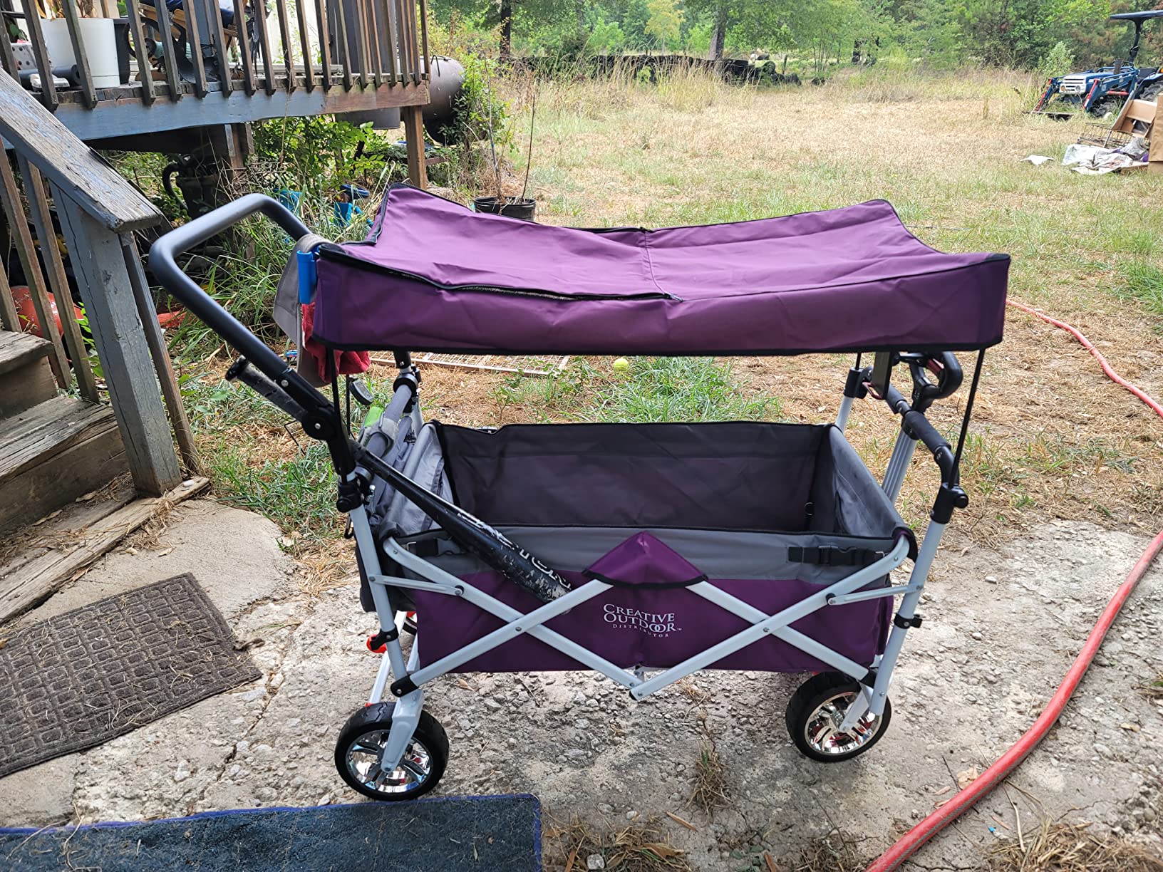 $49/mo - Finance Creative Outdoor Push Pull Collapsible Folding Wagon ...