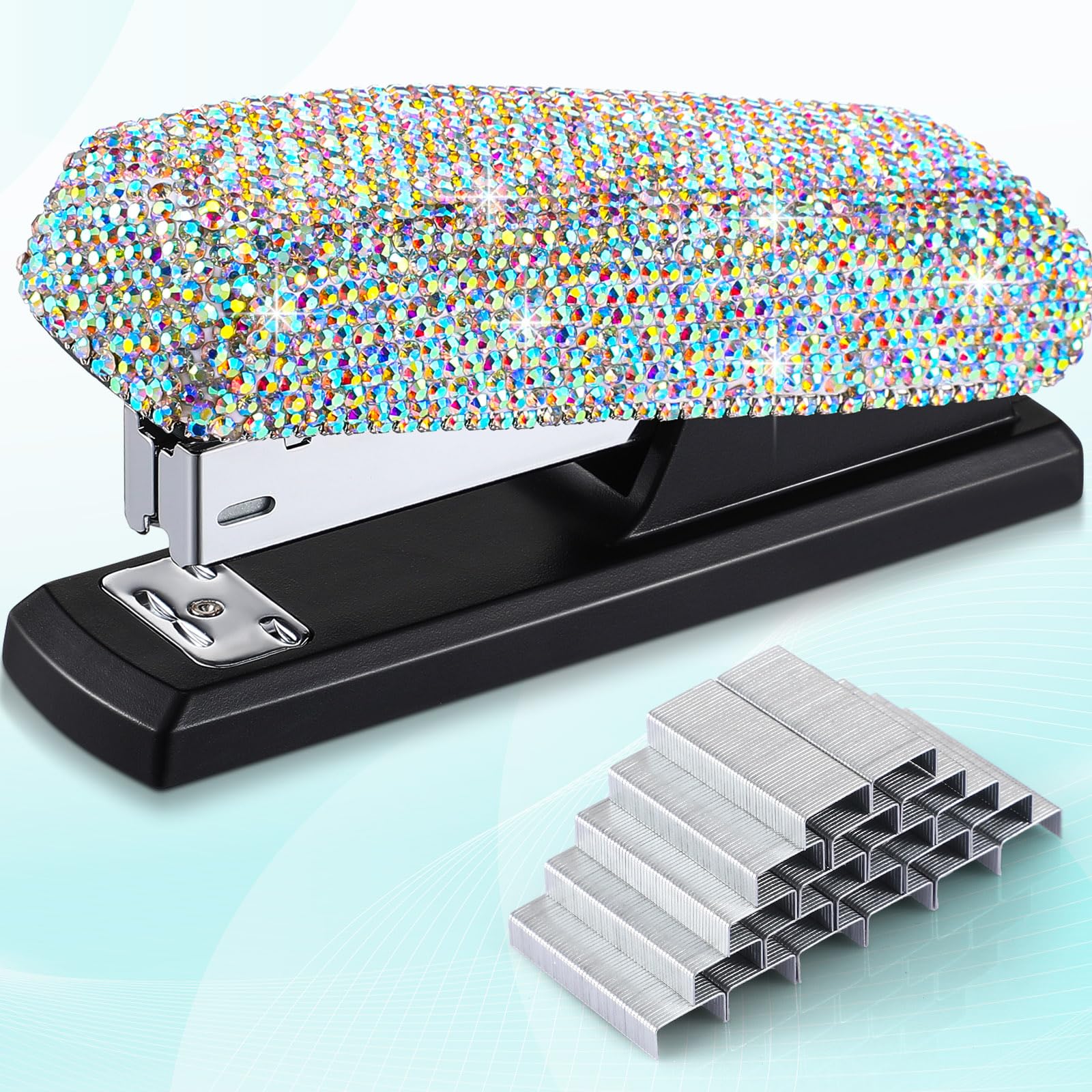 Amazon.com : Bling Crystal Stapler Gift Sparkly Diamond Stapler for ...