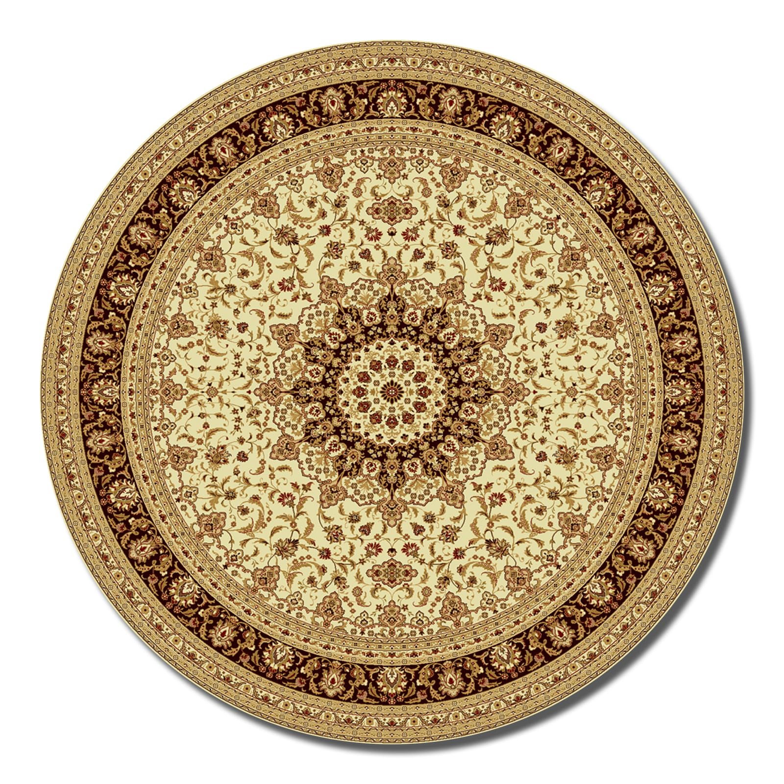 Circle Carpet Top View Round Rugs | Washable Round Rugs | Ruggable