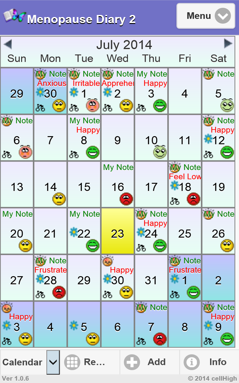 Menopause Diary 2 - App on Amazon Appstore