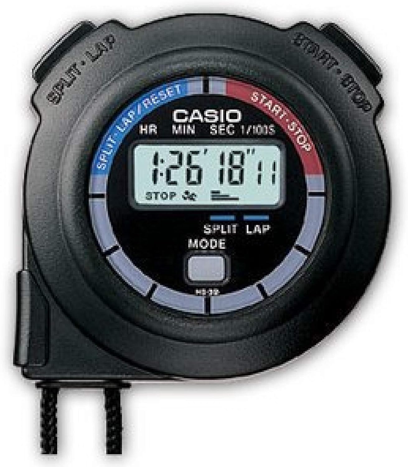 Casio Handheld Stopwatch Timer Model HS-3V-1R [Watch] : Amazon.com.mx ...