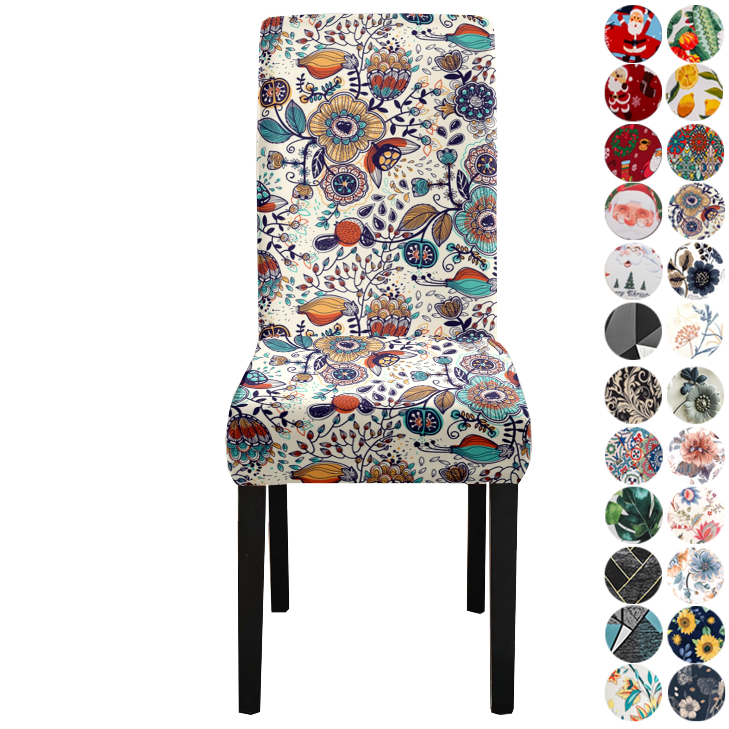 Amazon.com: Lalluxy Stretchy Parson Chair Slipcovers for Dining Room ...