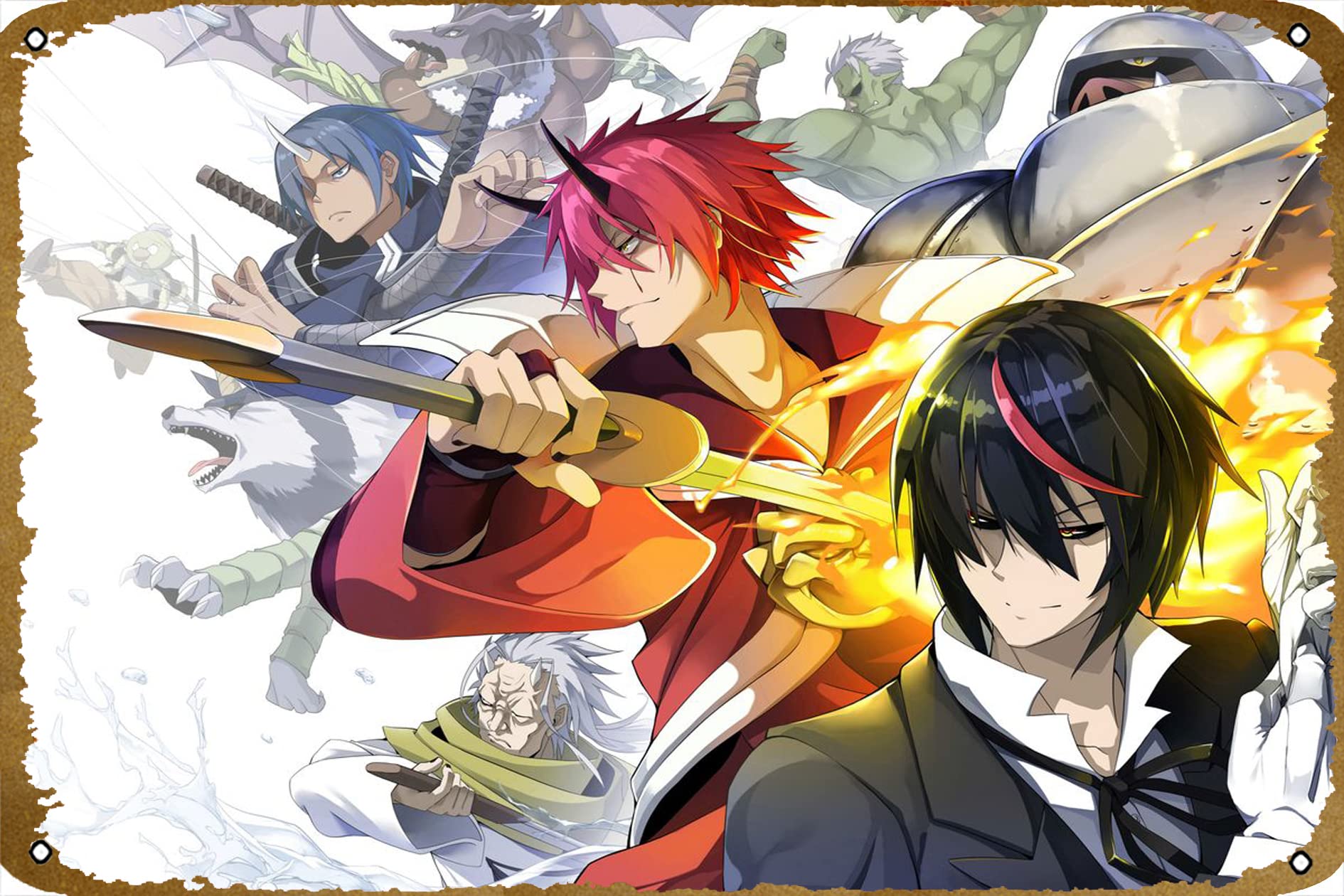 Amazon.com : rimuru tempest slime Anime Poster Comics Vintage Classic ...