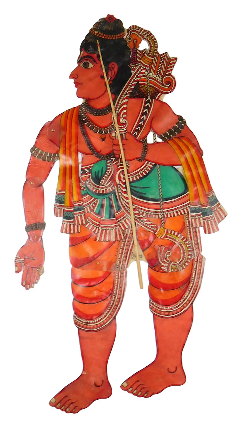 Buy Veeranjaneyulu Leather Art Work Lakshmana's Puppet (51 cm x 0.1 cm ...