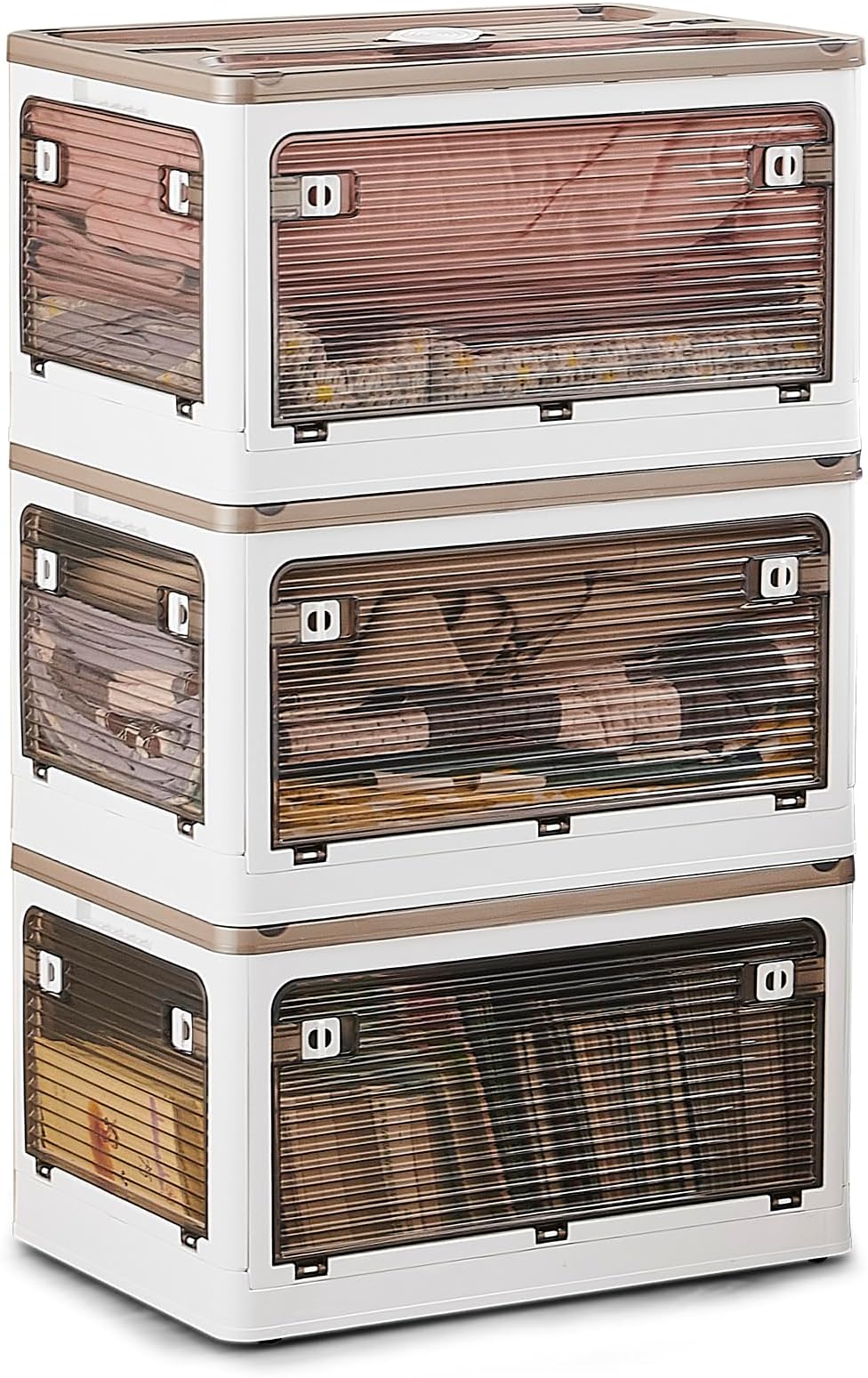 Akis Home Aufbewahrungsbox mit Deckel, 56L Boxen Aufbewahrung ...