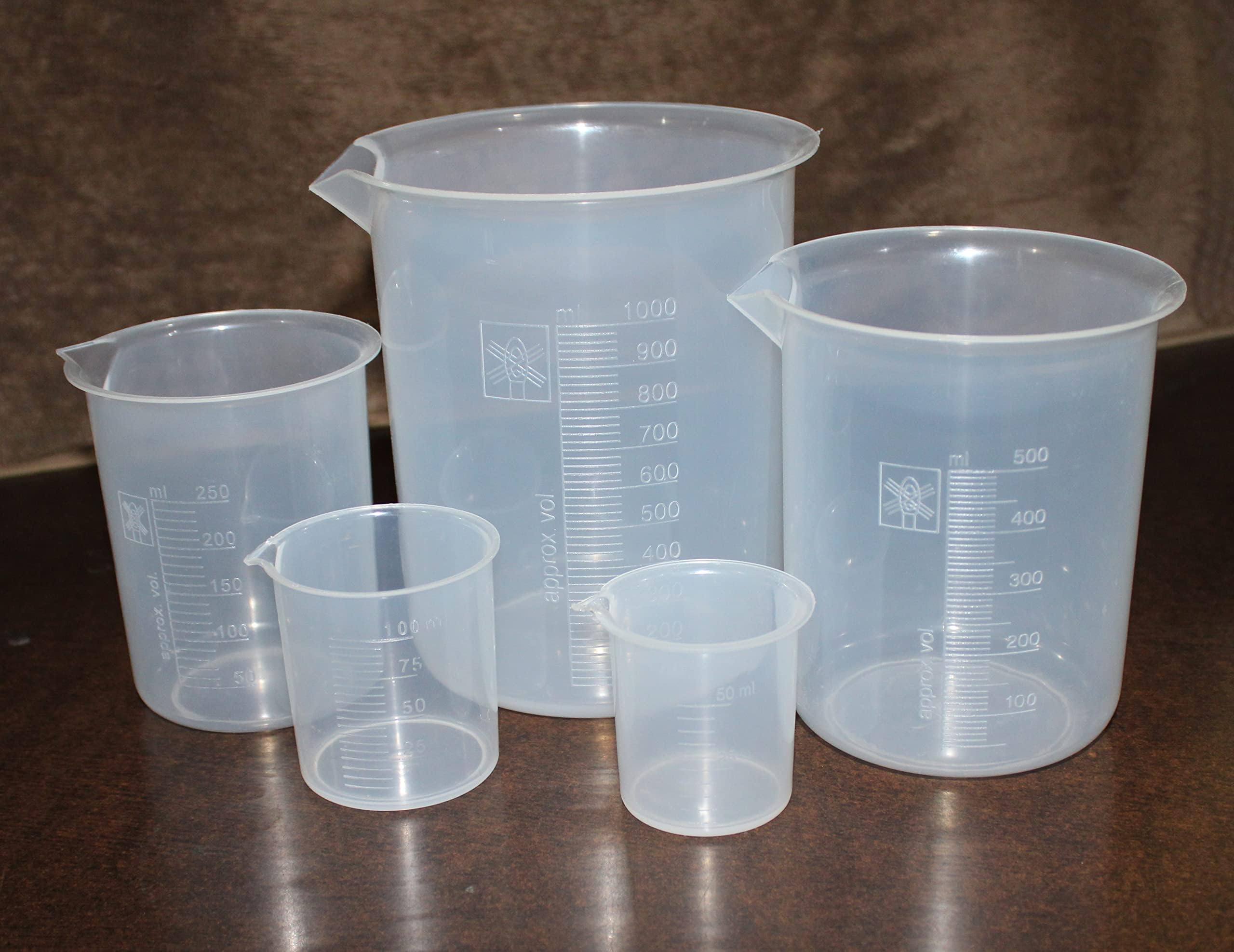 Buy LexBax : Transparent Plastic Measuring jug Solids and Liquids in ...