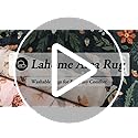Amazon.com: Lahome Insect Botanical Washable Black 6x9 Area Rugs for ...