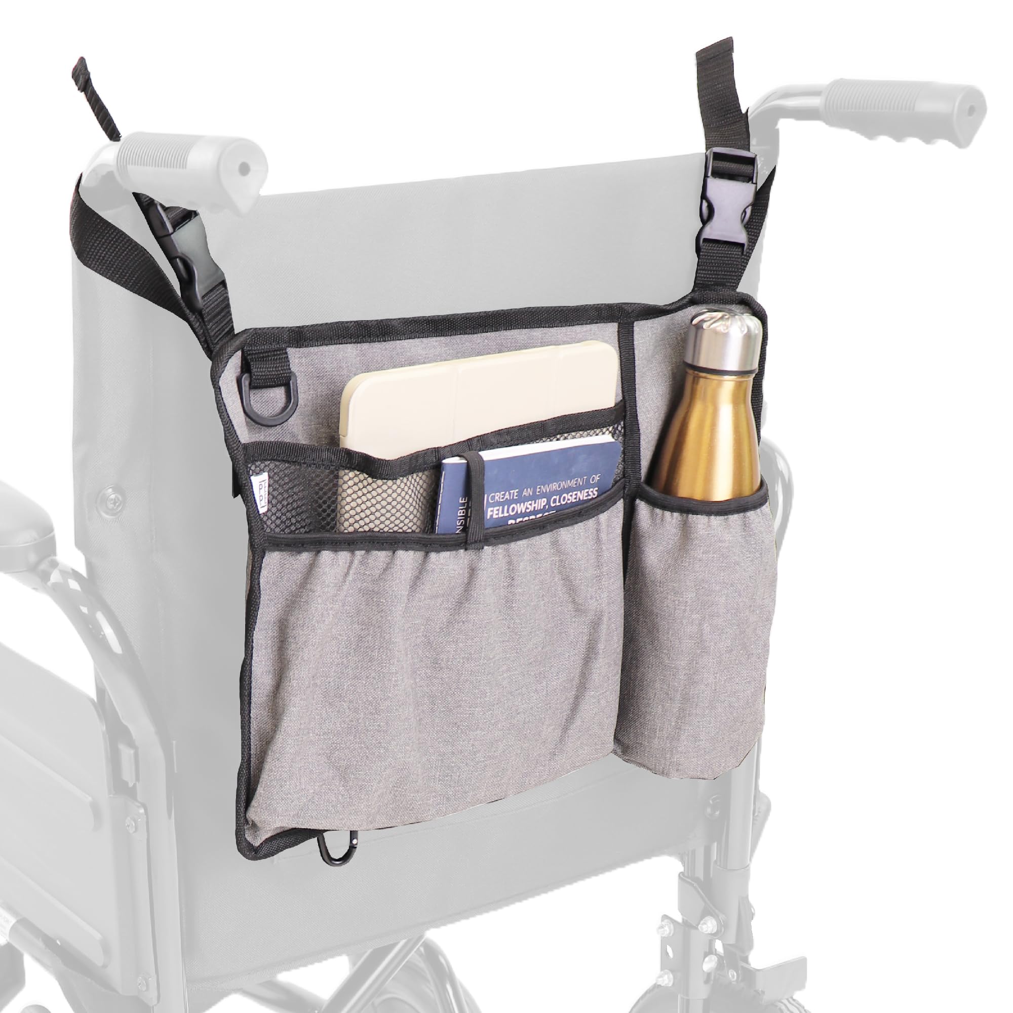 Pepe – Wheelchair Bag, Wheelchair Bags for Back of Chair, Wheelchair ...