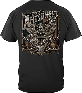Amazon.com: Second Amendment Tshirts for Men | 2 nd Amendment Eagle T ...