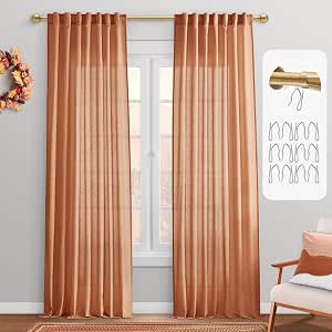 Amazon.com: PANELSBURG Western Rust Curtains 96 Inches Long for Bedroom ...