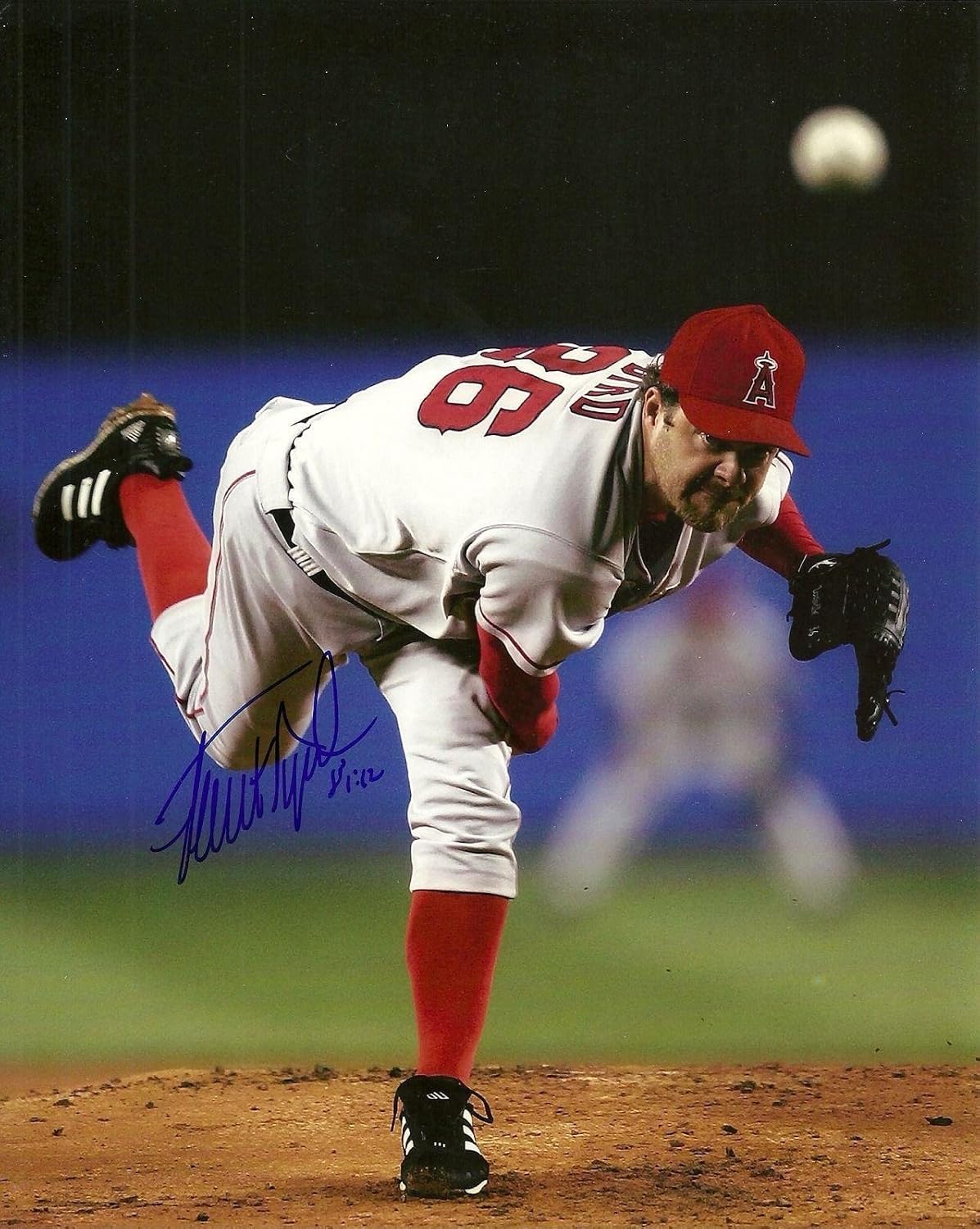 PAUL BYRD ANAHEIM ANGELS SIGNED AUTO 8x10 PHOTO W/COA ACTION ...