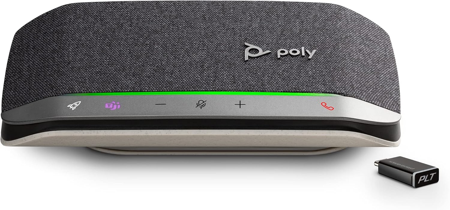 Poly – Sync 20+ Bluetooth Speakerphone – Personal Portable Speakerphone ...