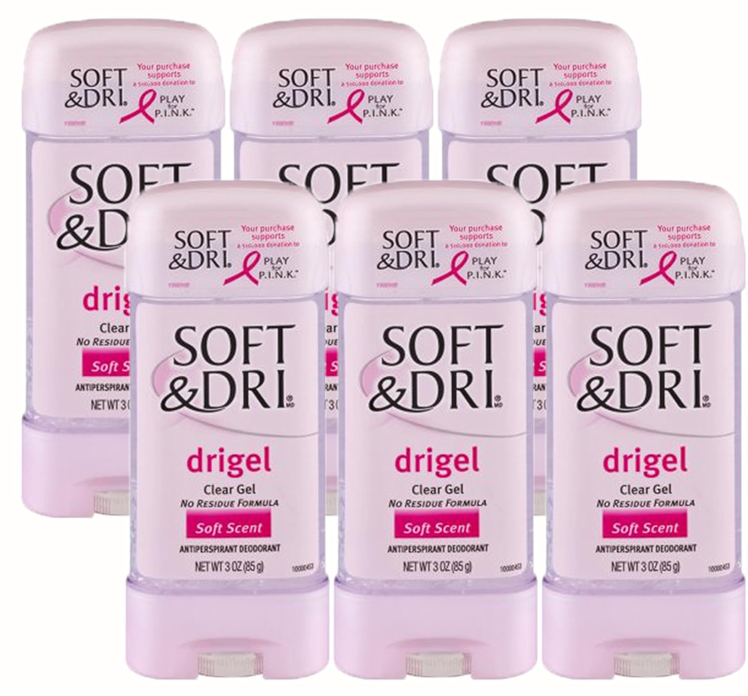 Amazon.com : Soft & Dri Clear Gel Antiperspirant Deodorant, Soft Scent ...