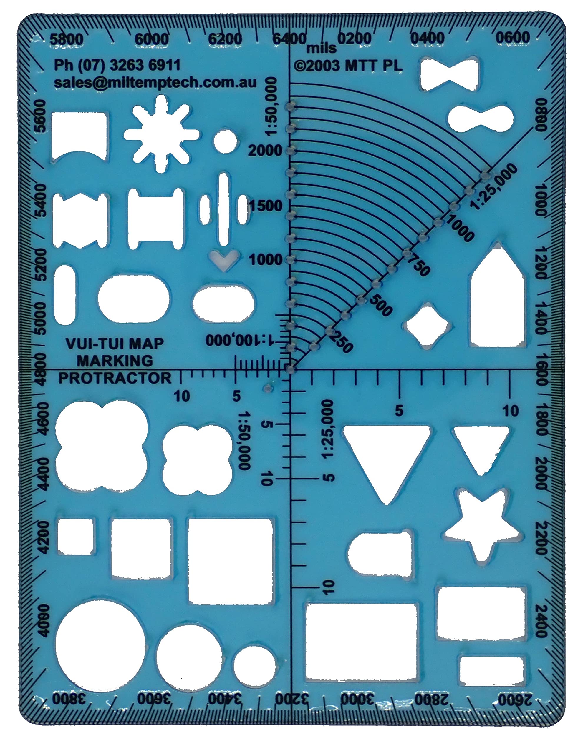 Buy Vui-Tui Marking Protractor for Marking, Angle Measurements and ...