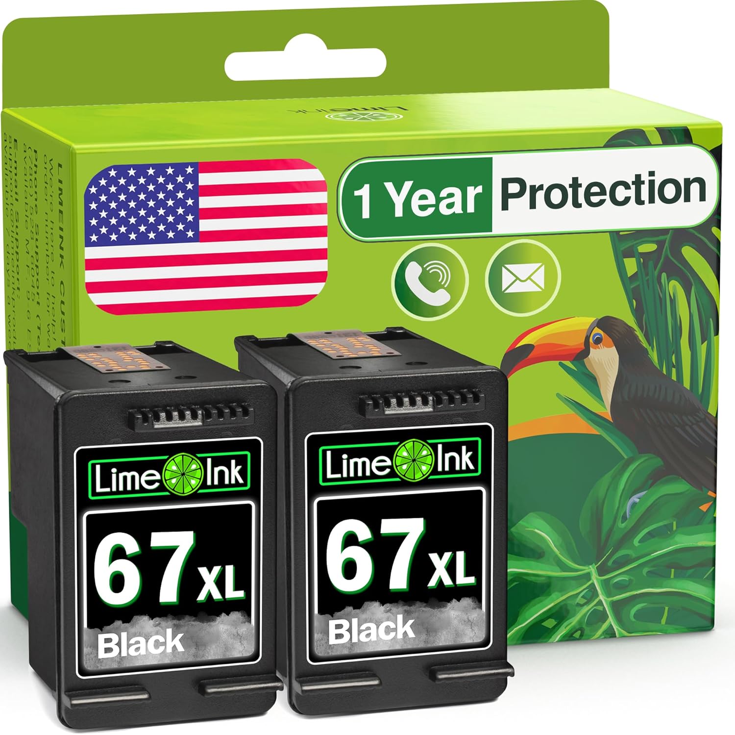 Amazon.com: Limeink 2 Remanufactured Ink Cartridge Replacement for HP ...