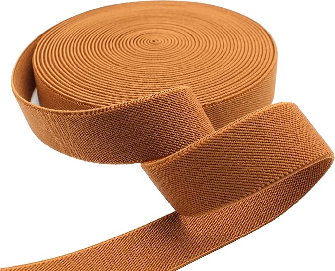 Amazon.com: Dortrue 1 Inch 10 Yard Coffee Sewing Elastic Band Heavy ...