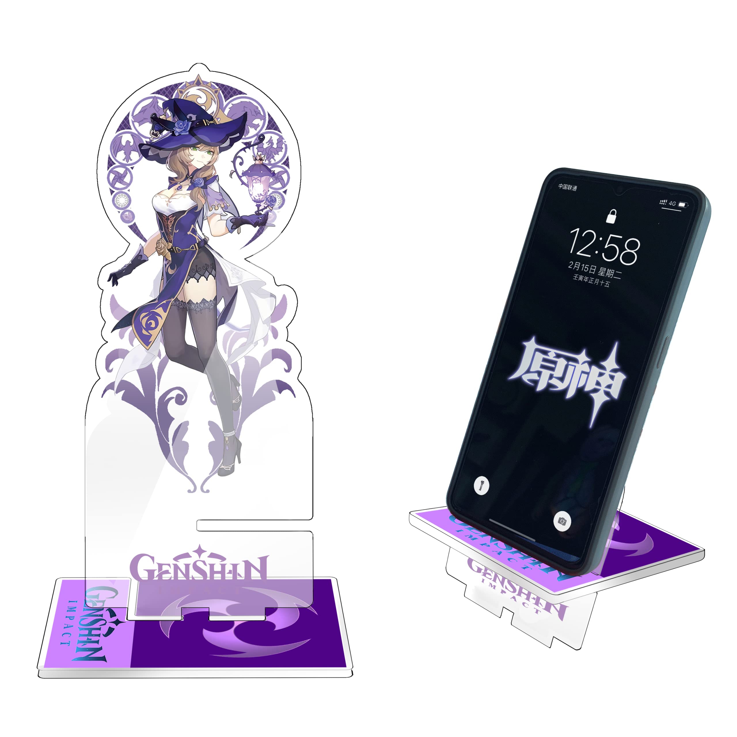 Yuedevil Anime Genshin Impact Cardboard Cutout Gaming Acrylic ...