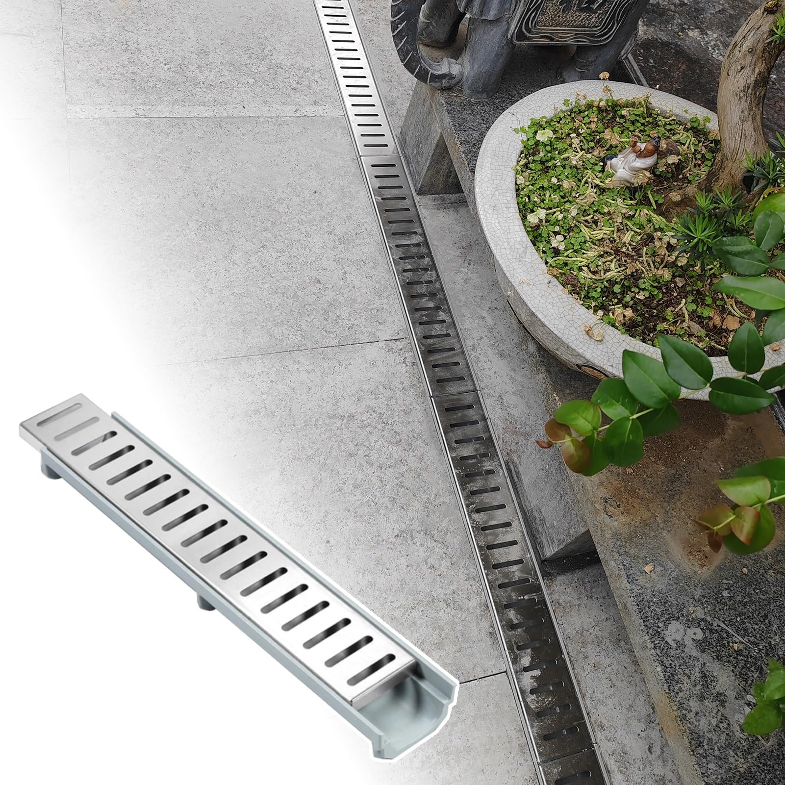 Outdoor French Drain Covers