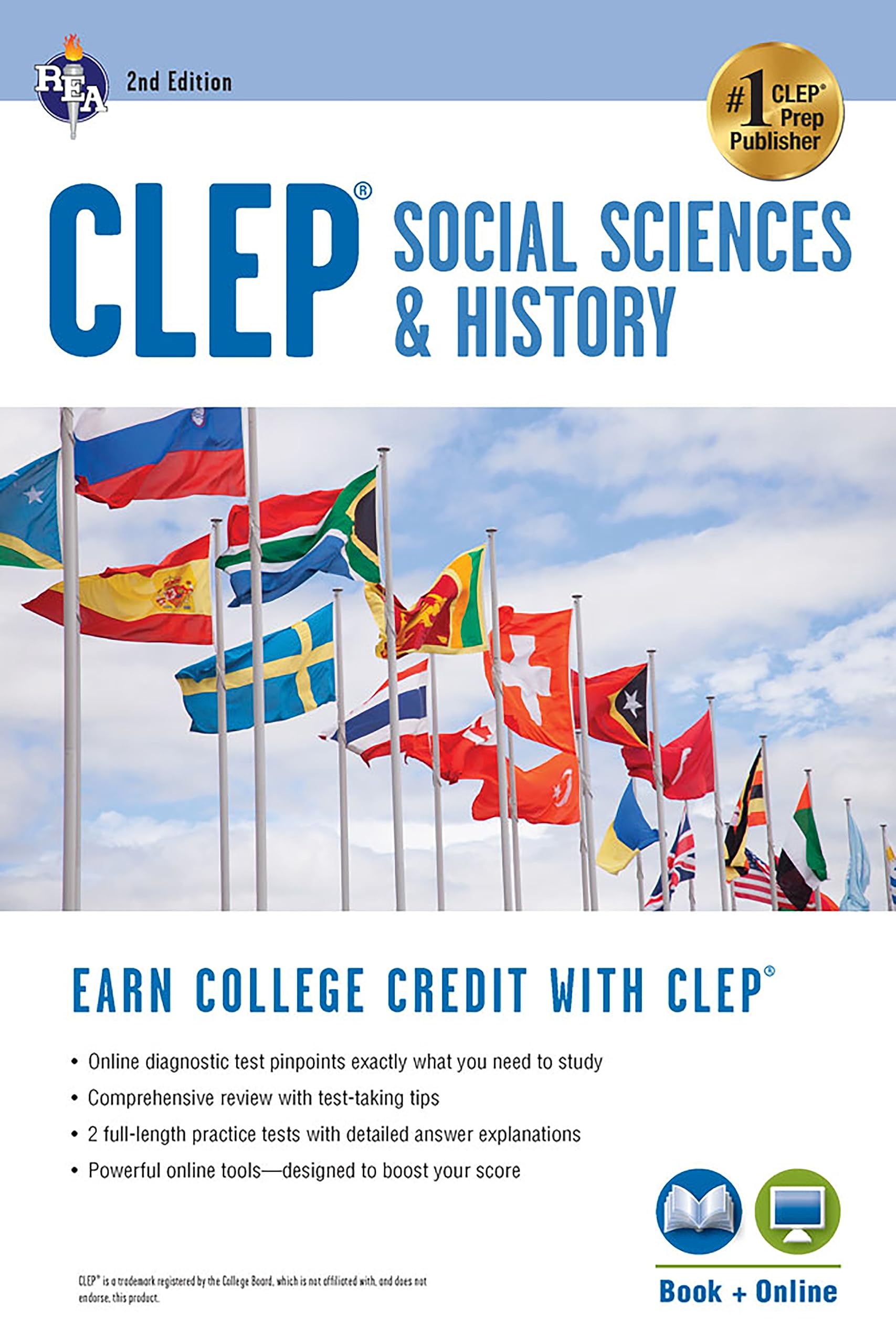 CLEP® Social Sciences & History Book + Online, 2nd Ed. (CLEP Test ...