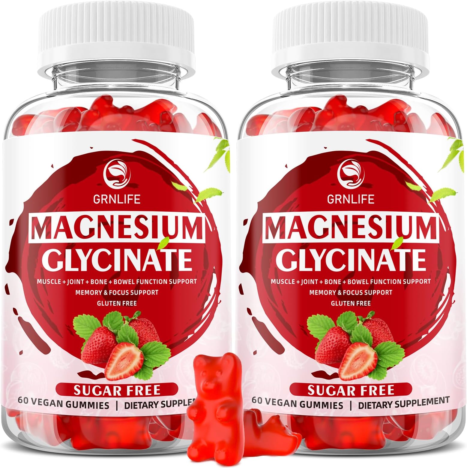 Amazon.com: GrnLife Magnesium Glycinate Gummies 600MG, Sugar Free ...