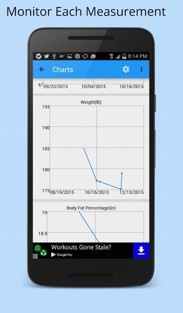 Body Measurement Tracker - App on Amazon Appstore