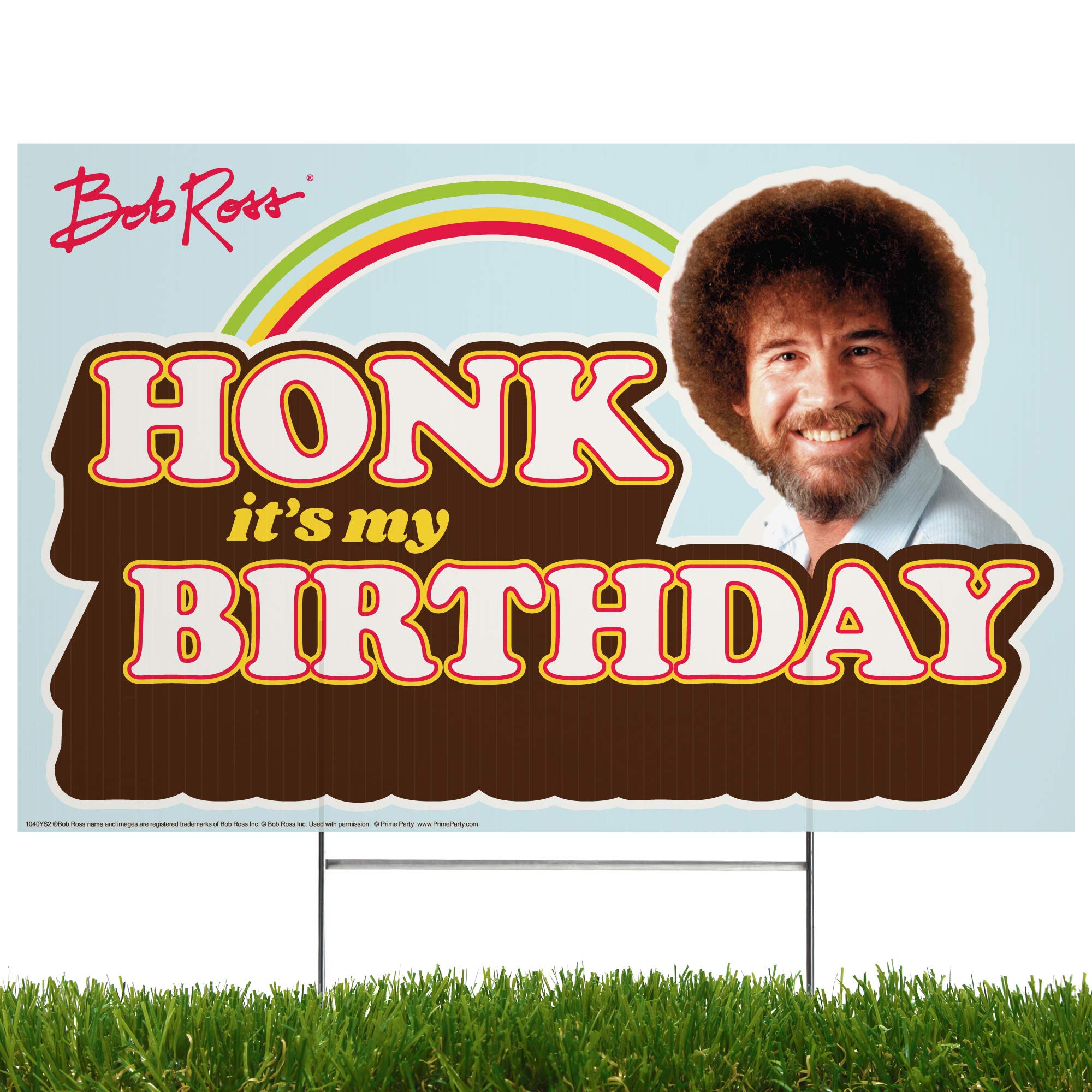 Bob Ross Birthday Meme