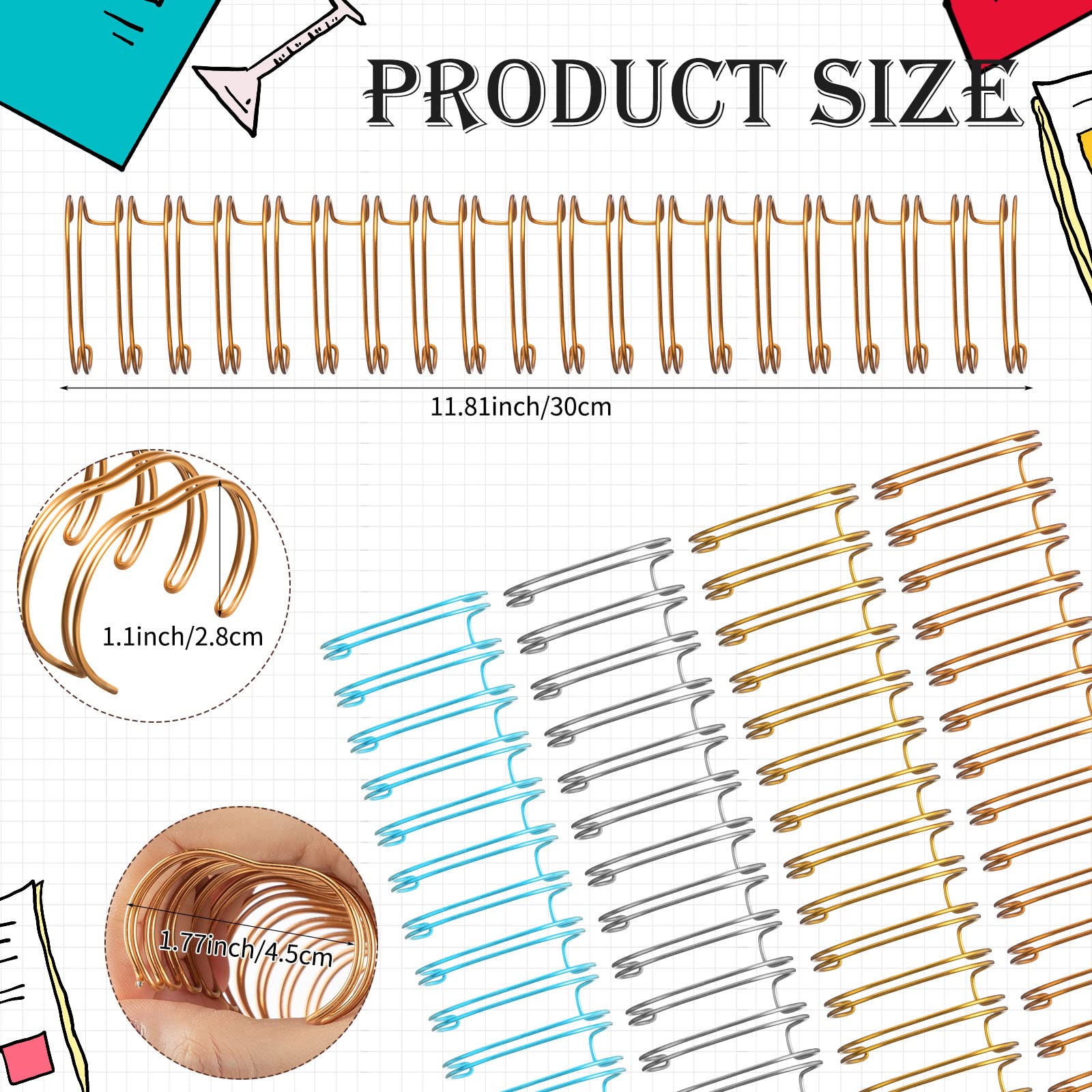 Spiral Binding Wire Size