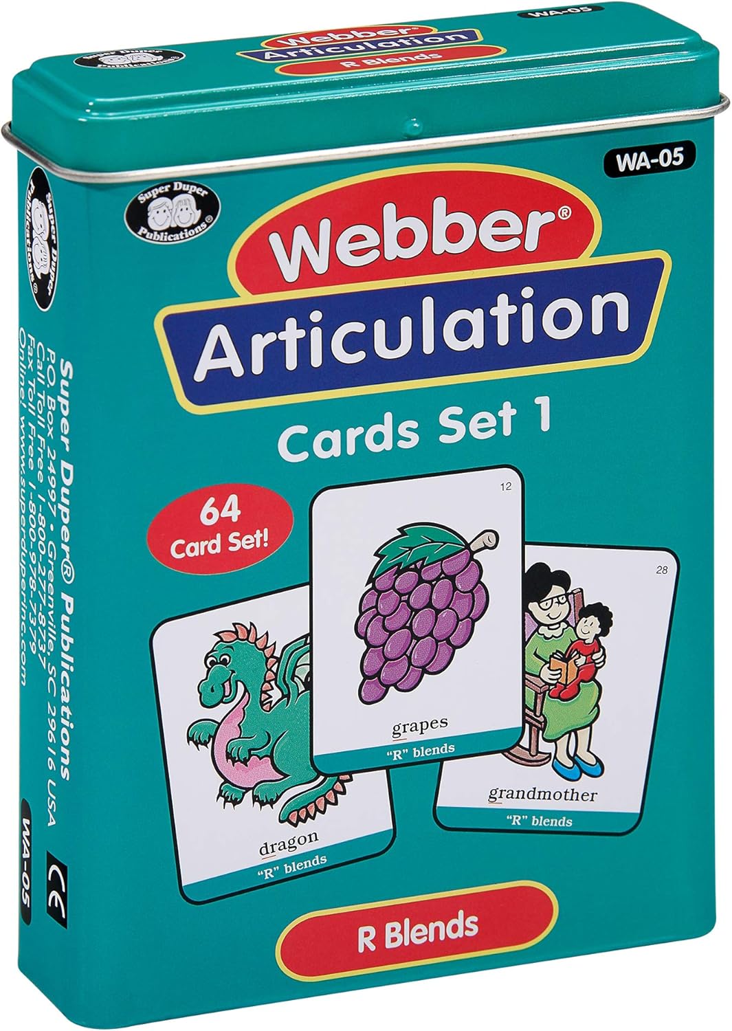 Super Duper Publications | Webber Articulation R Blends Flash Card Deck ...