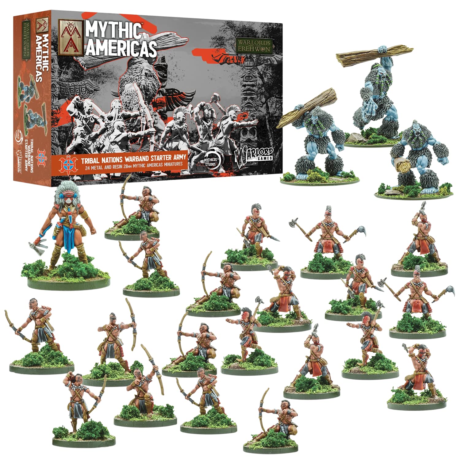 Buy Wargames Delivered - Mythic Americas Tribal Nations Warband Starter ...
