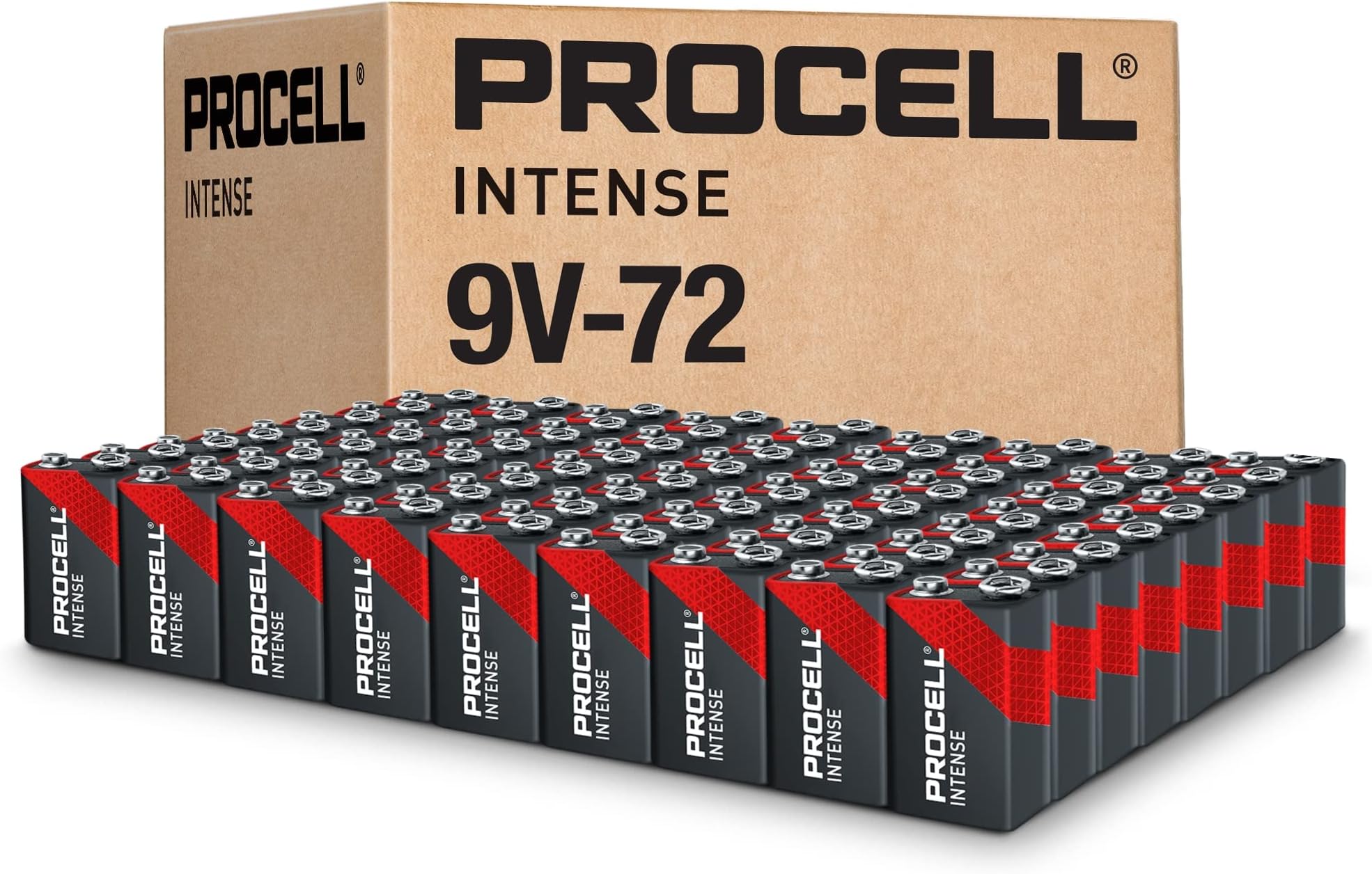 Amazon.com: PROCELL Alkaline Intense 9V Batteries, 9-Volt Alkaline for ...