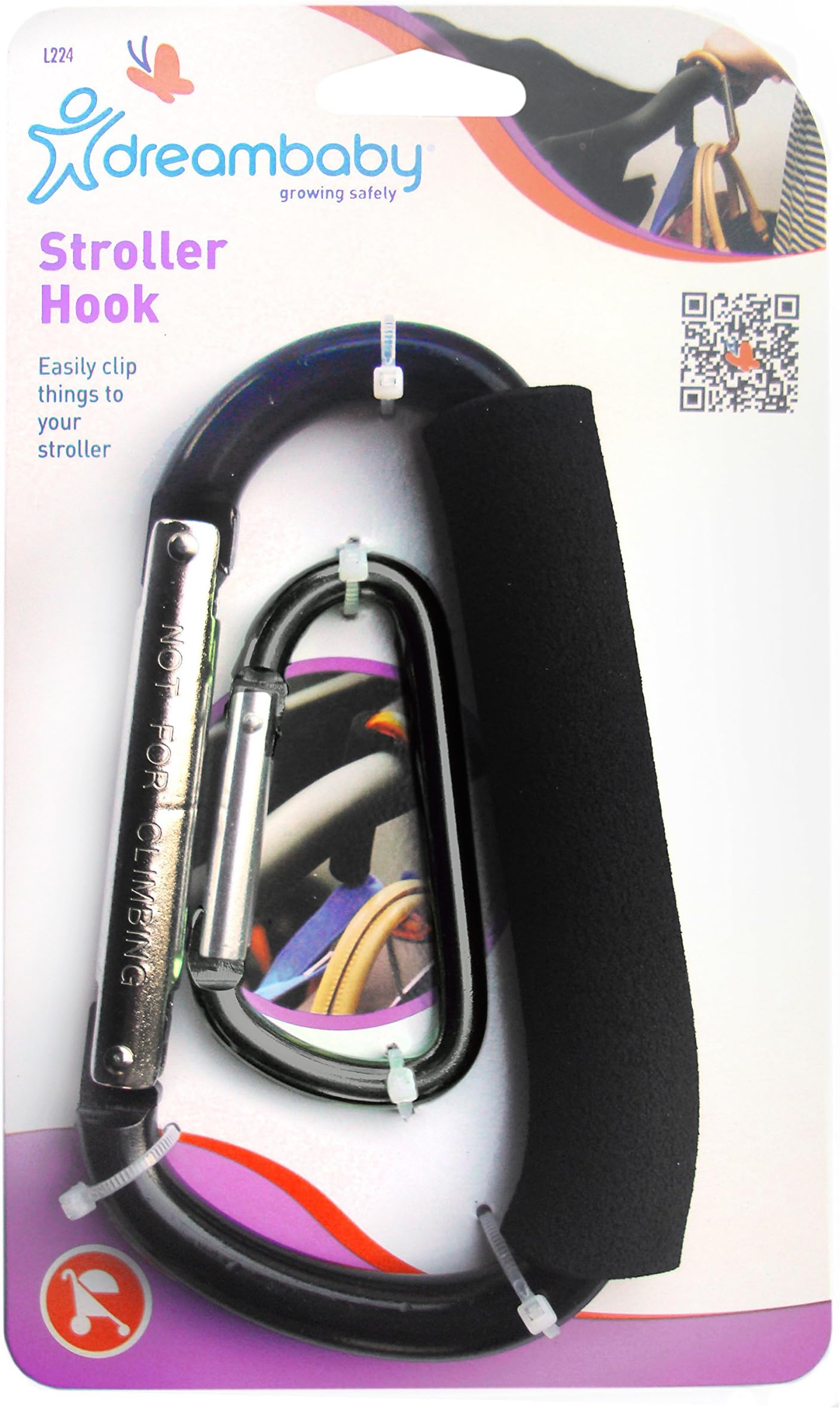 Amazon.com: Stroller Hooks for Hanging Diaper Bags - Mommy Stroller ...