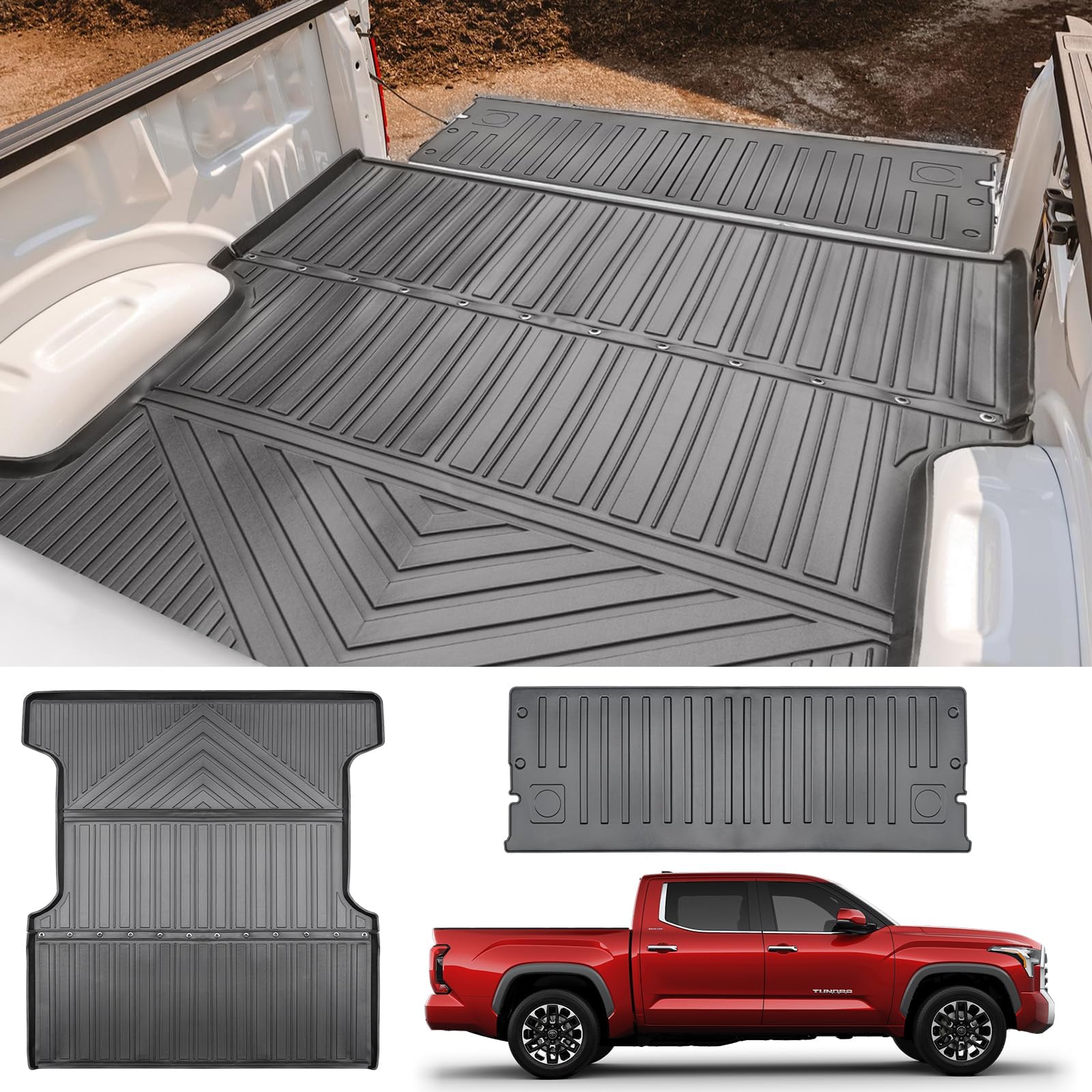 Amazon.com: powoq Tailgate Mat Compatible with 2019-2025 Dodge Ram 1500 ...