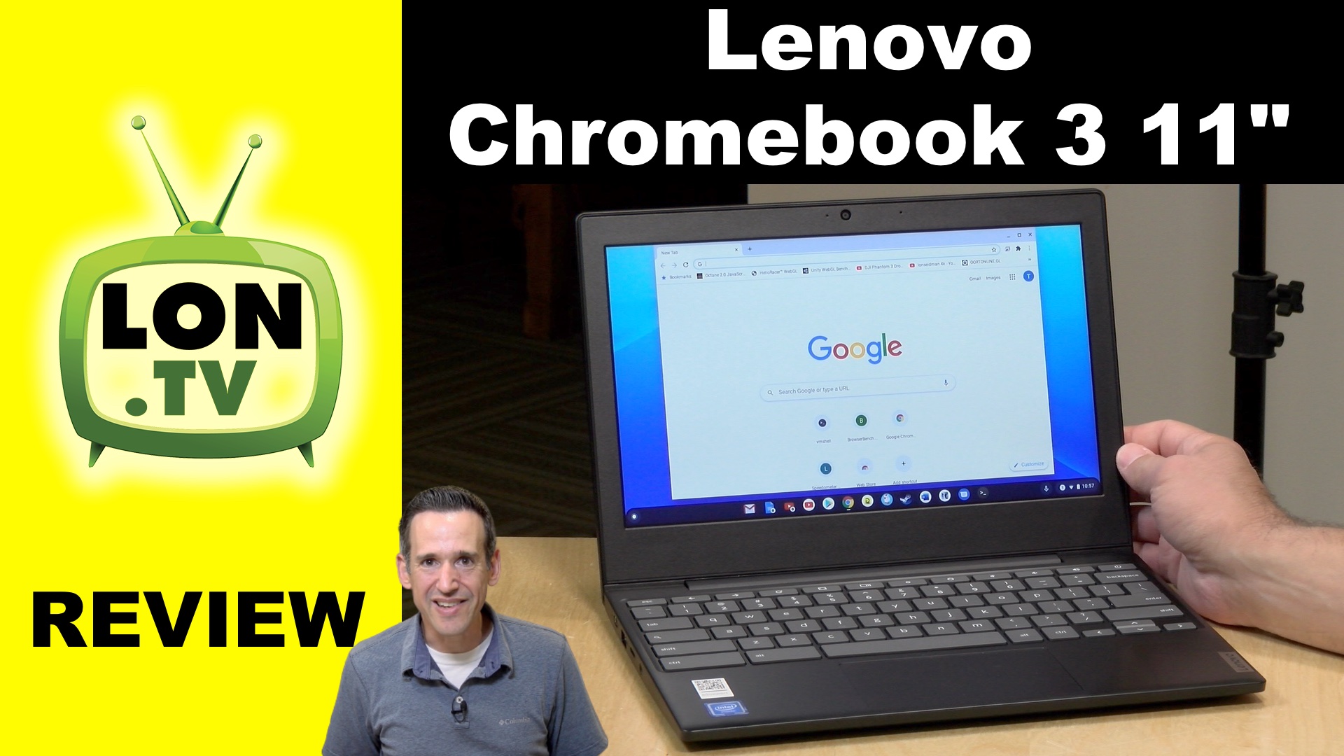 Watch Lenovo Ideapad Chromebook 3 11 Review on Amazon Live