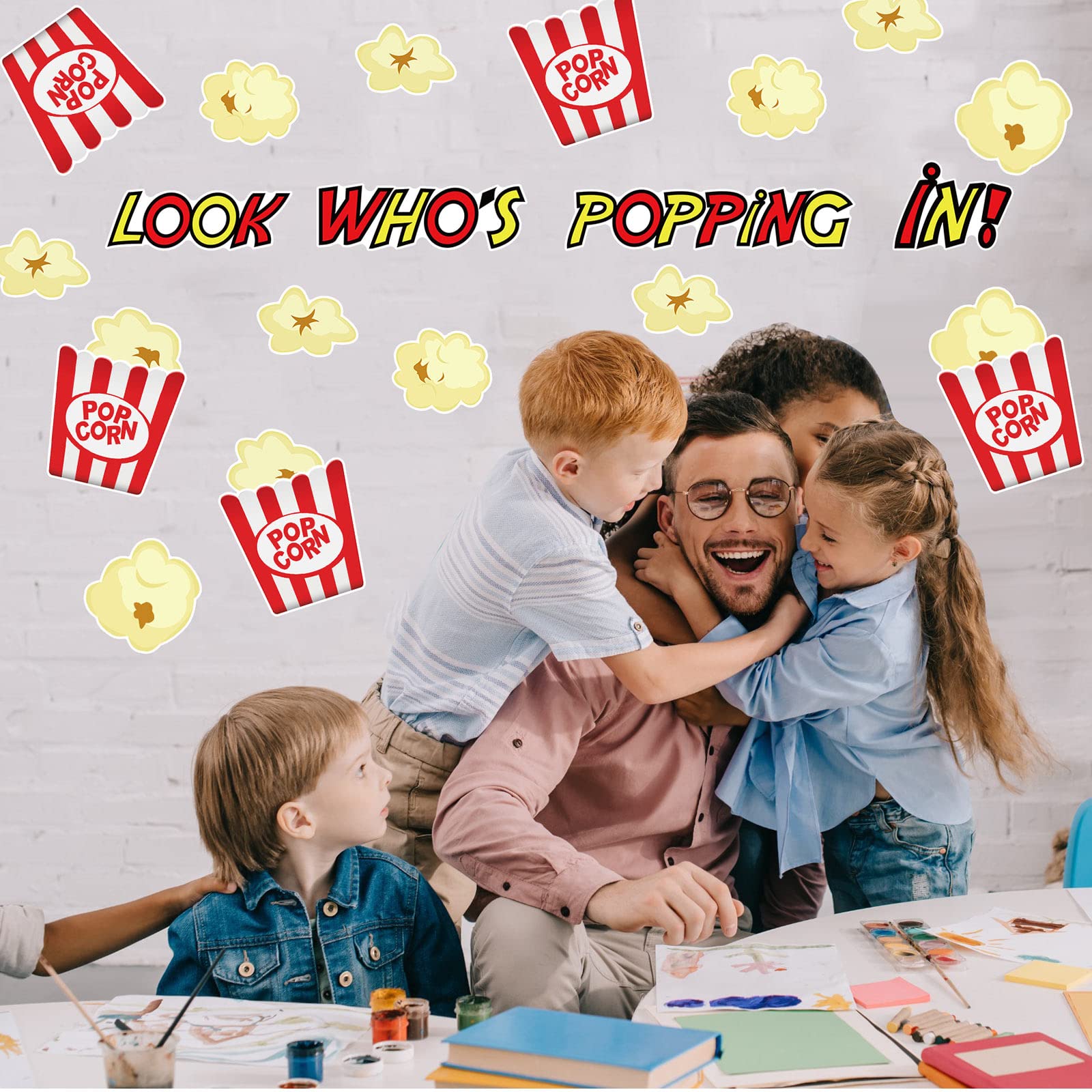 Snapklik.com : Taobary 70 Pcs Popcorn Bulletin Board Decor Popcorn ...