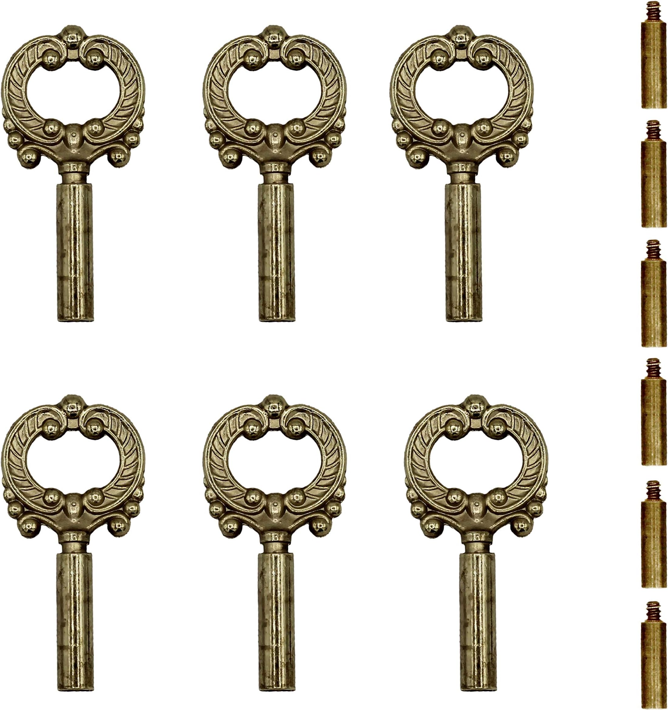 E-outstanding 2-Pack Lamp Socket Metal Key Switch Handle Turn Knobs ...