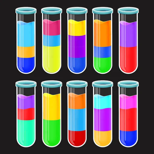 Color Water Sort - Tube Puzzle Games - Satisfying Game-Amazonアプリストアのアプリ