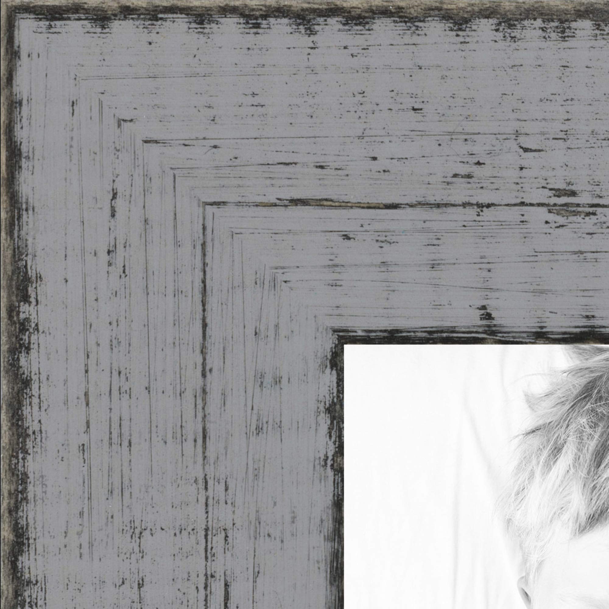 Amazon.com - ArtToFrames 11x14 Inch Gray Picture Frame, This 1" Custom ...