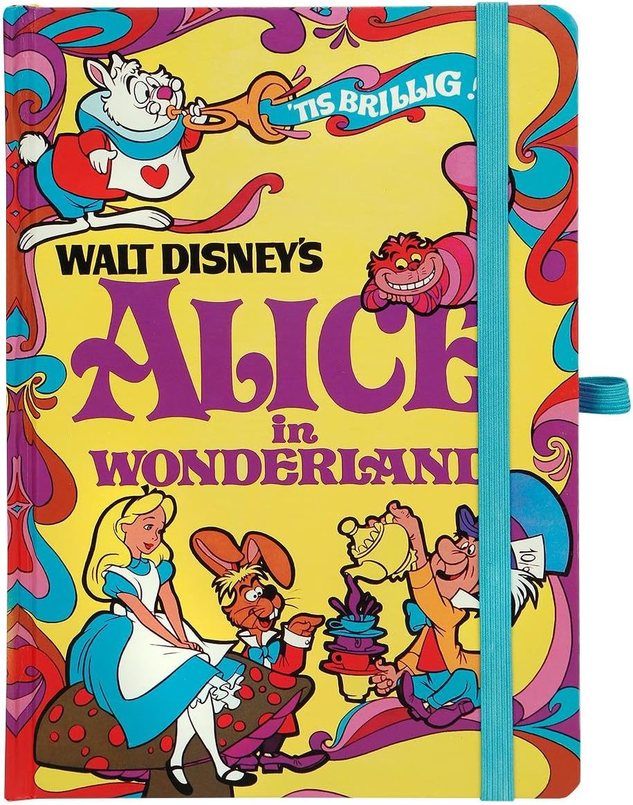 Grupo Erik Disney Alice in Wonderland Travel Journal | PU Leather ...