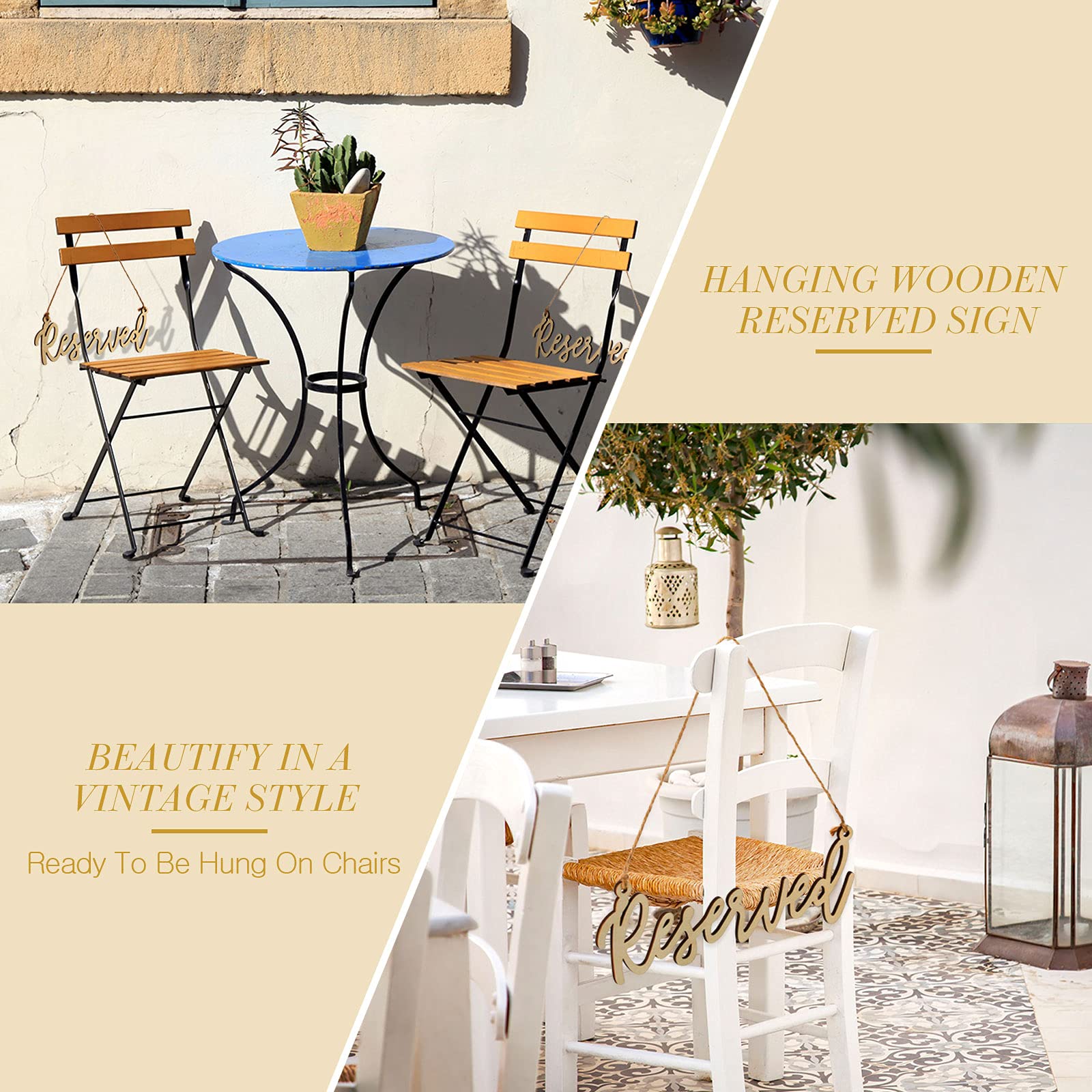 Vintage Reserved Sign