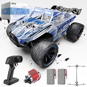 Amazon.com: DEERC 1:14 All Terrain RC Cars, 40KPH High Speed Off Road RC Truck,4WD Remote ...