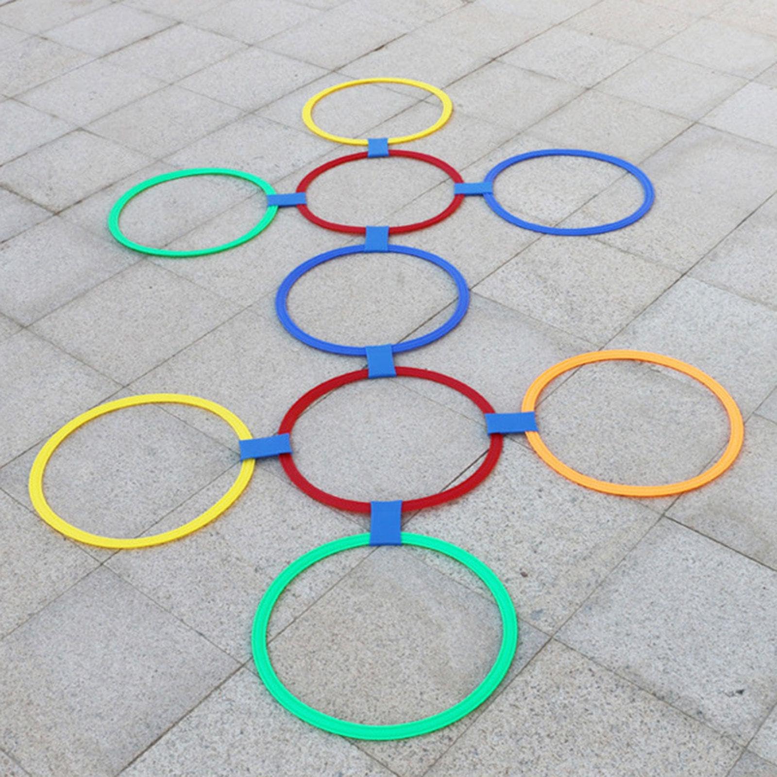 Hopscotch Rings Set With Connectors - Sensory Training Equipment For ...