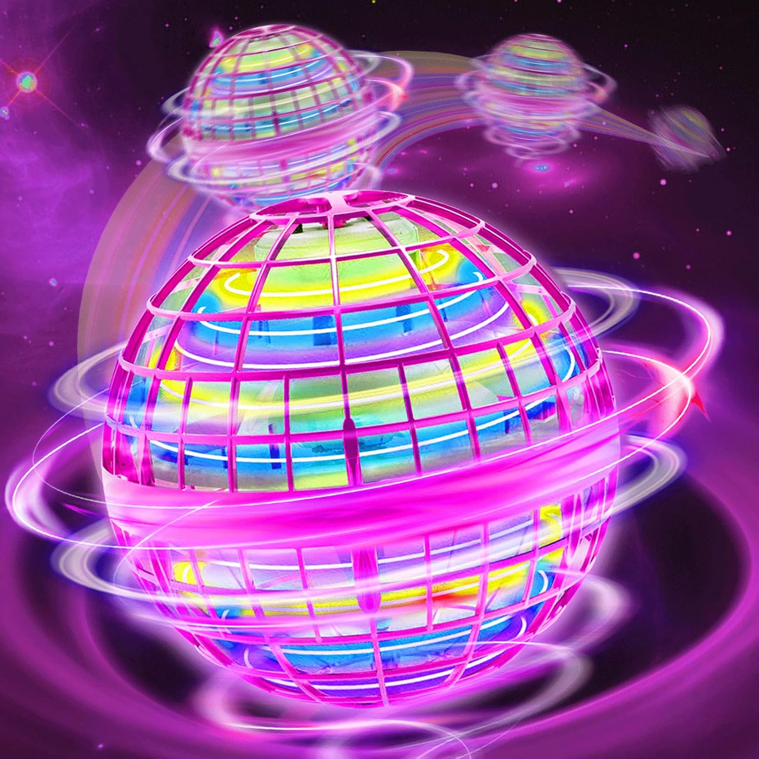 Amazon.com: Flying Orb Hover Pro Toy, Hand Controlled Floating Ball ...