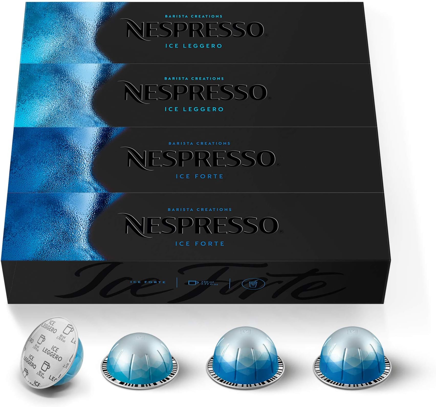 Amazon.com: Nespresso Capsules Vertuo Line, Iced Variety Pack, 40-Count ...